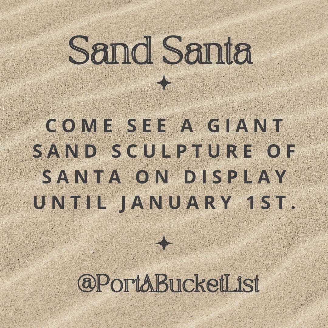 Sand Santa Port Aransas - Port Aransas Bucket List